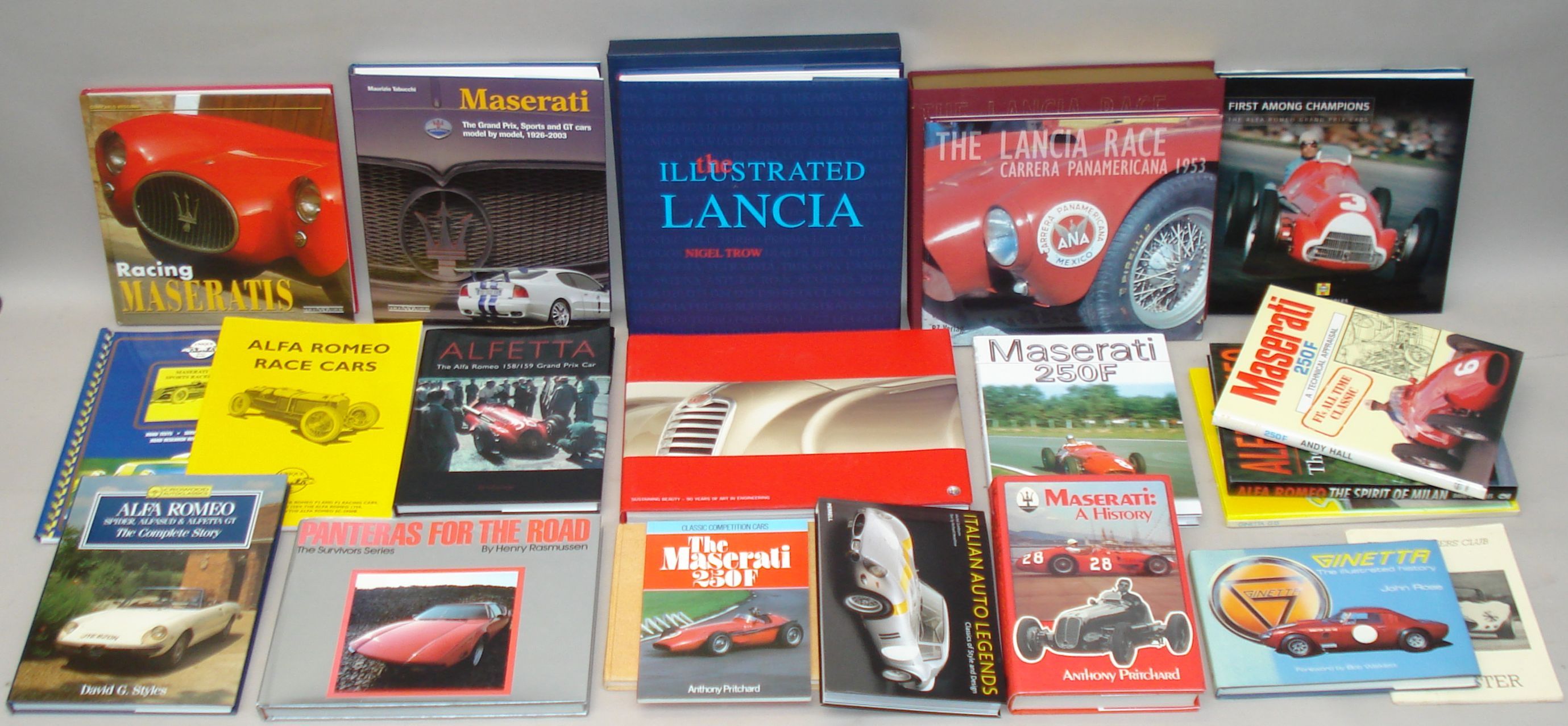 Bonhams Cars : Books relating to Maserati, Alfa Romeo and Lancia,