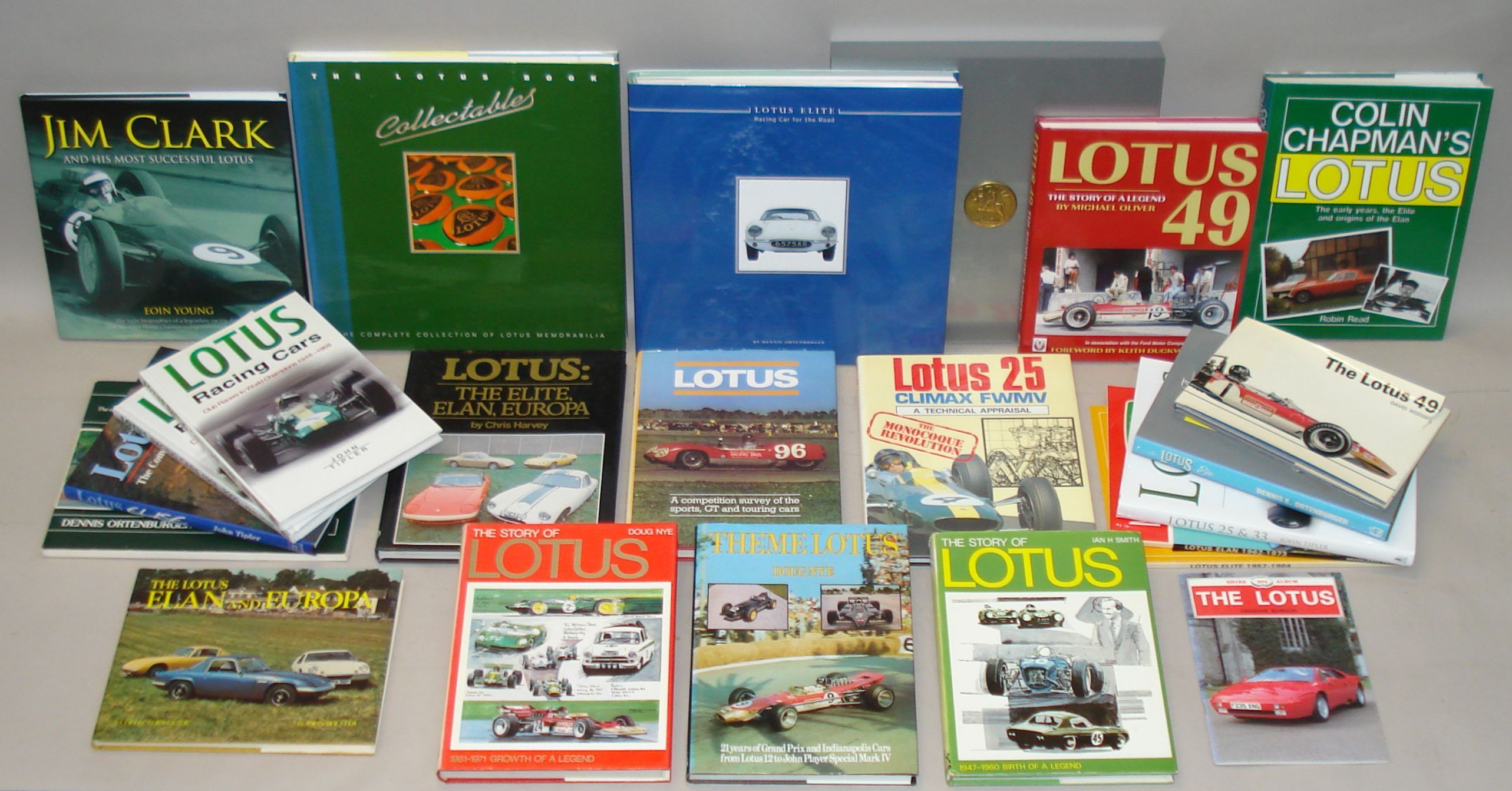 Bonhams Cars : Books relating to Lotus road, sports and racing cars,