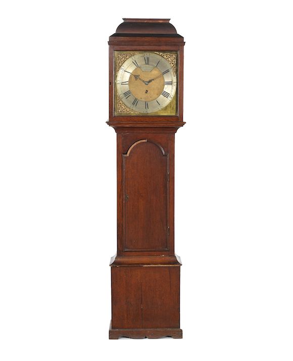 Bonhams : A rare early 18th century long duration clock movement in an ...