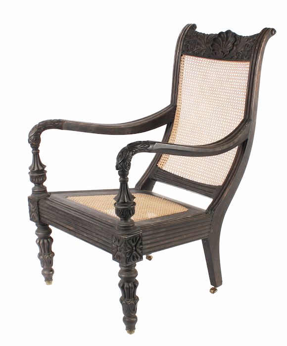 Bonhams : A mid-19th century Ceylonese carved and reeded calamander ...