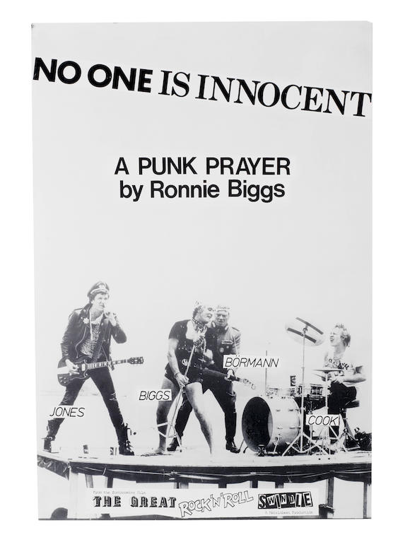 Bonhams Sex Pistols Two Promotional Posters Including Holidays In
