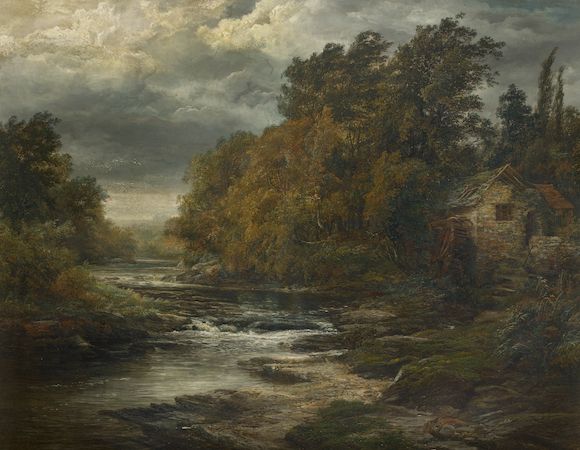 Bonhams : Mark Edwin Dockree (British, 1858-1890) 'Bowing their Heads ...