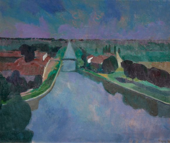 Bonhams : Colin Hayes (British, 1919-2003) 'The Camargue from Aigues Mort'
