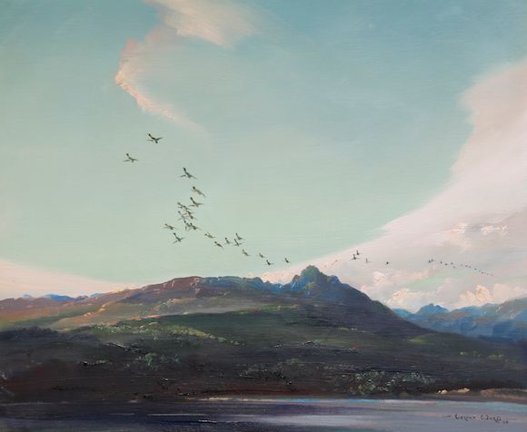 Bonhams : Vernon de Beauvoir Ward (British, 1905-1985) Wild ducks ...