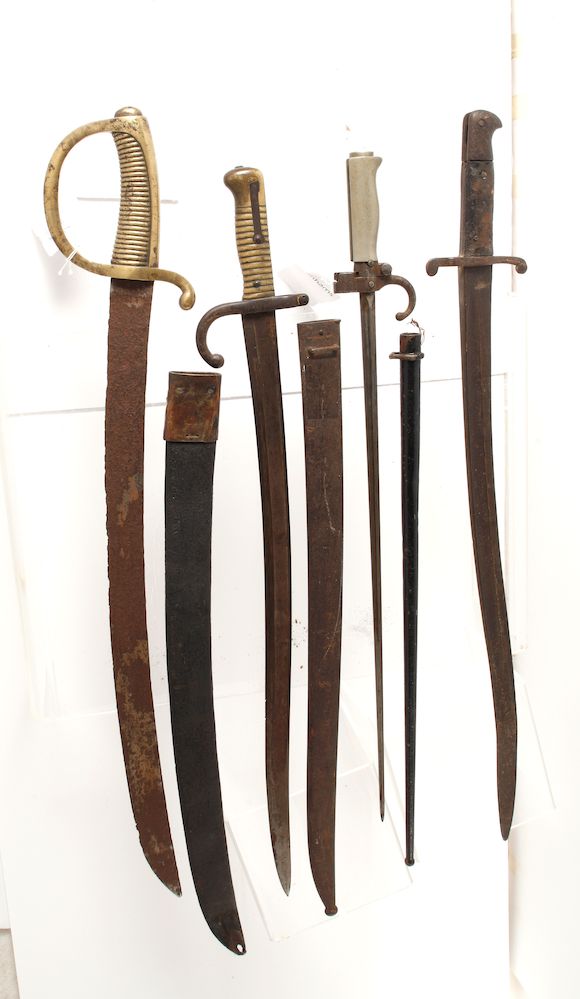 Bonhams : A French Infantry Sidearm and Three Bayonets