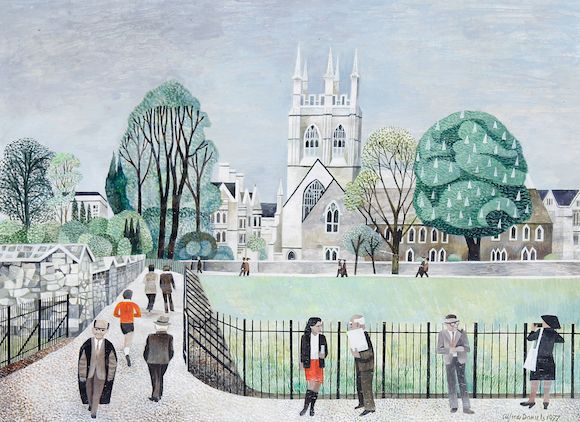 Bonhams : Alfred Daniels, RWS, RBA (British, born 1924) Oxford Meadows
