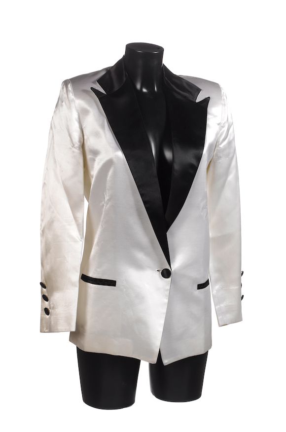 Bonhams : Cyndi Lauper a tuxedo jacket by Andre Van Pier,