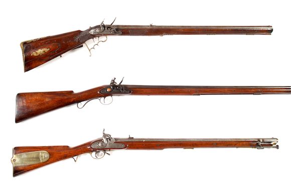 Bonhams : A Flintlock Sporting Rifle
