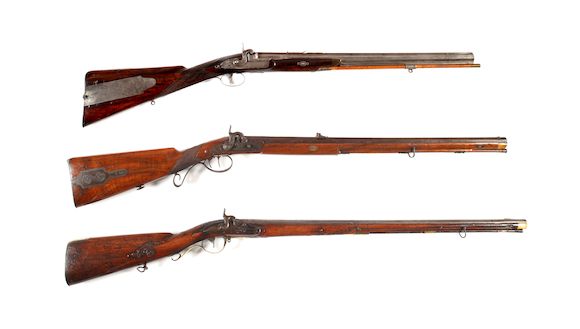 Bonhams : A Percussion Sporting Rifle