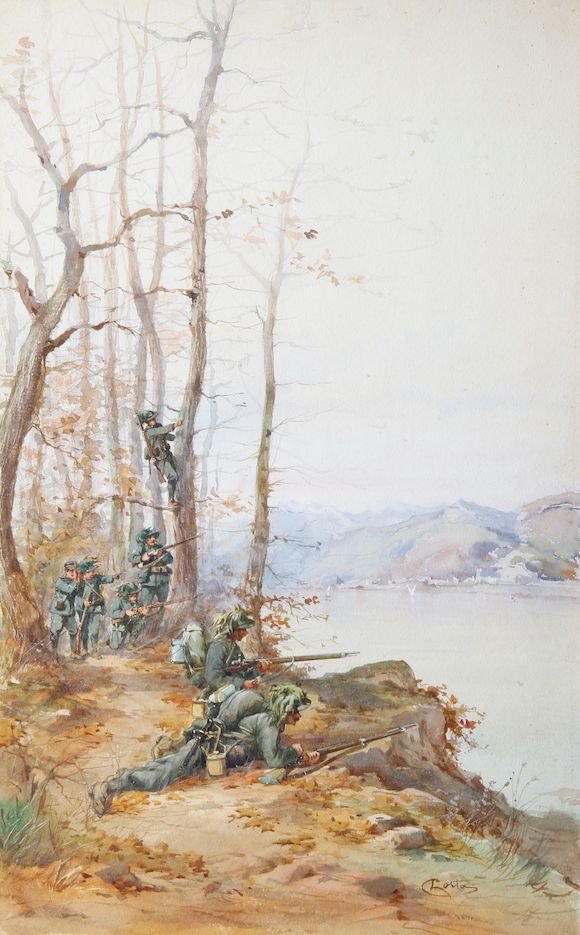 Bonhams : Emmanuel Costa (French, 1833-1921) La défence du territoire