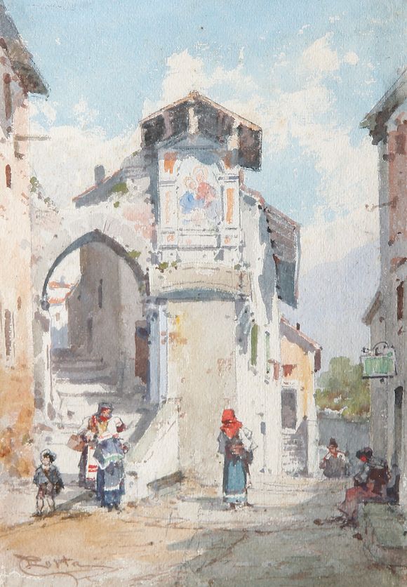 Bonhams : Emmanuel Costa (French, 1833-1921) L'Edicola