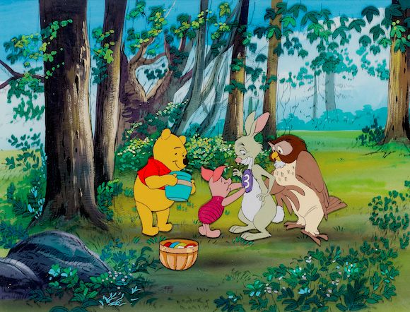 Bonhams : Winnie The Pooh: An original animation celluloid, depicting ...