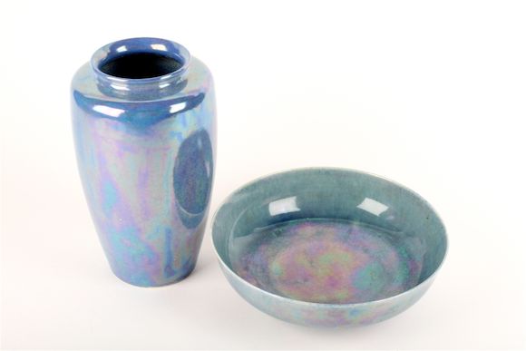 Bonhams : A Ruskin Pottery bowl Dated 1924