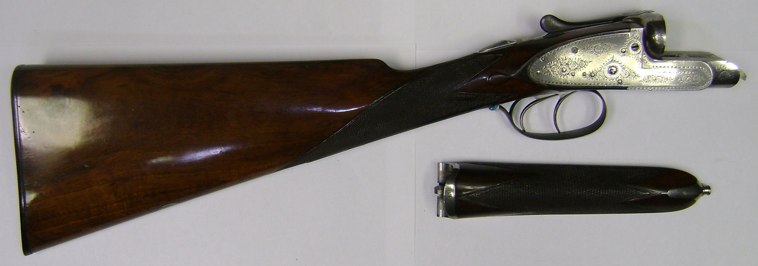 Bonhams : The parts of a 12-bore sidelock non-ejector gun by Army ...