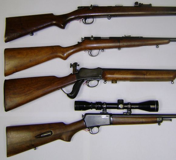 Bonhams : A .22 (L.R.) 'War Office Pattern' training rifle by B.S.A ...