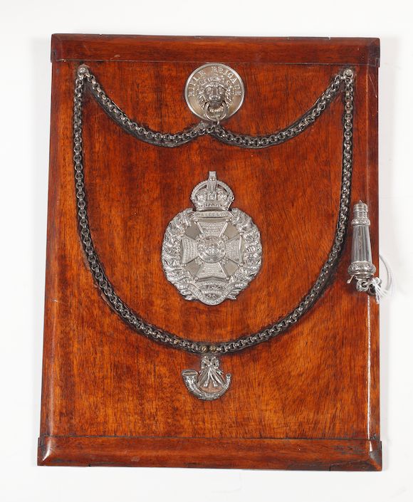 Bonhams : The Rifle Brigade Hall Marked Silver Insignia