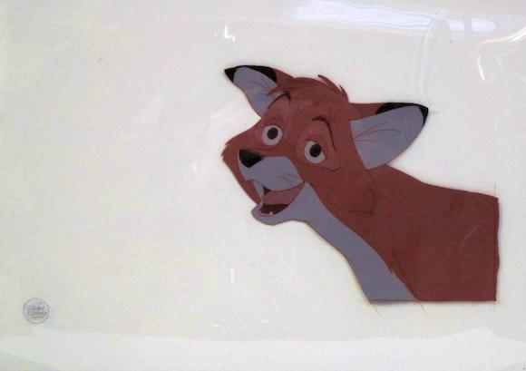 Bonhams The Fox And The Hound Two Original Animation Art Celluloids