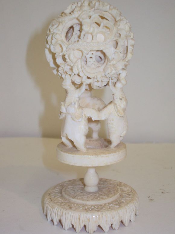 Bonhams : An ivory carving