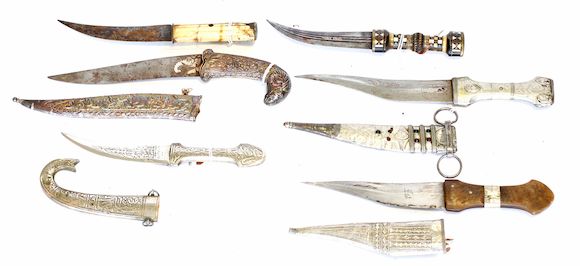 Bonhams : Six Various Eastern Daggers