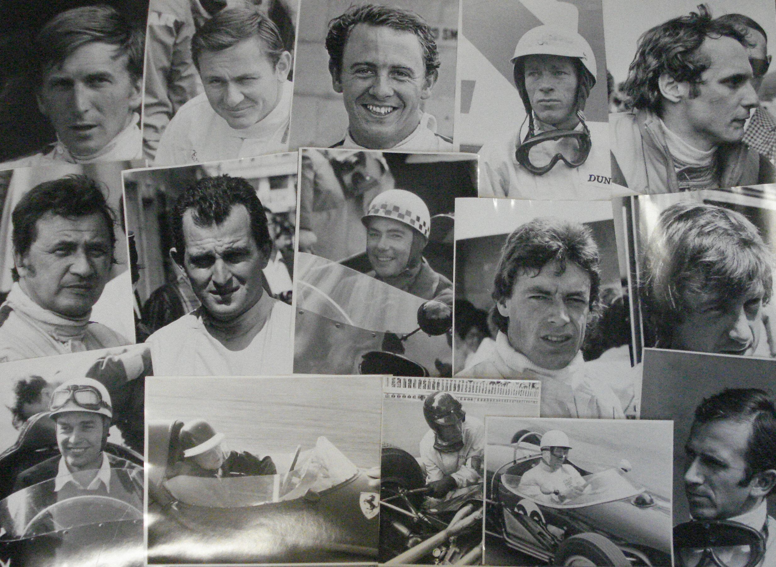 Bonhams Cars : A quantity of race driver photographs, by Geoff Goddard,