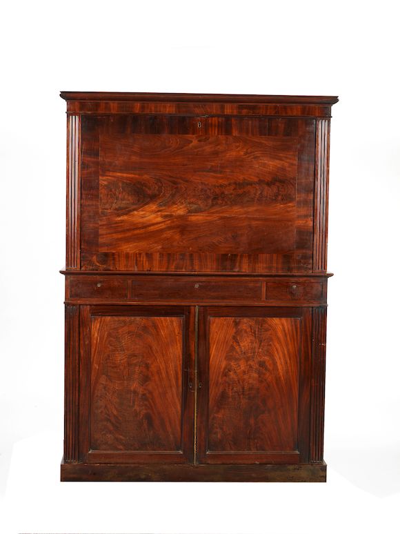 Bonhams : A Regency mahogany estate escritoire