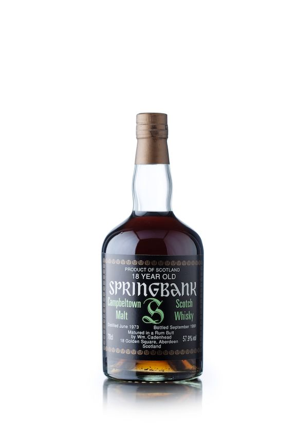 Bonhams : Green Springbank-18 year old-1973