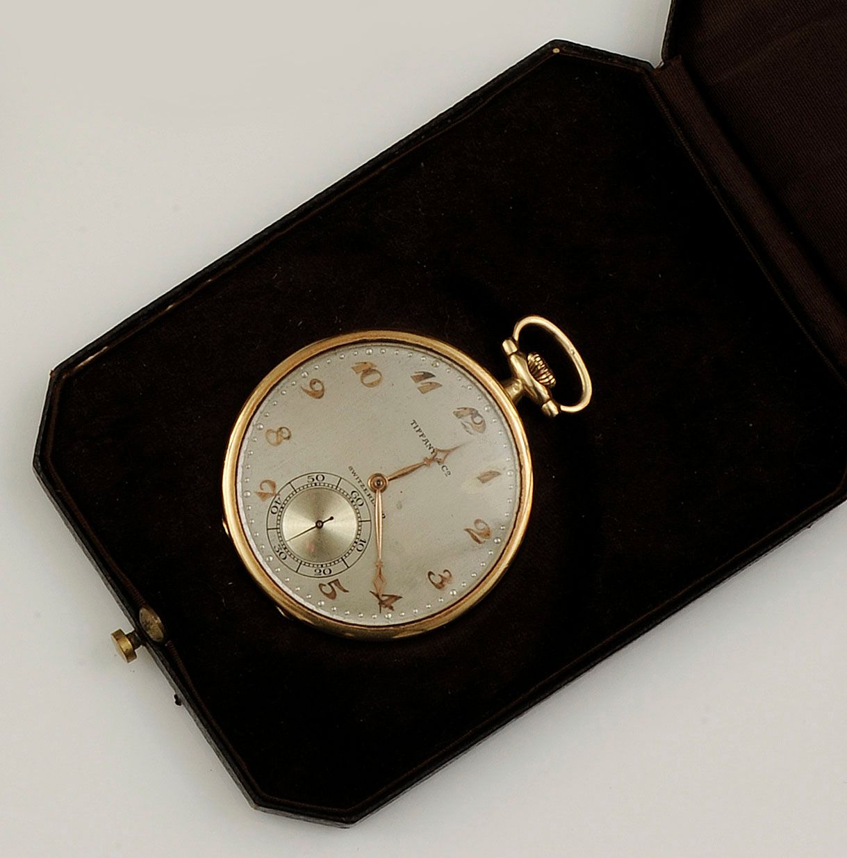 Bonhams : Tiffany & Co An 18ct gold slim-line pocket watch