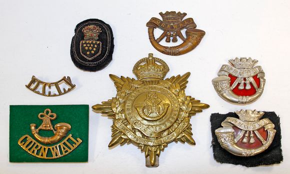Bonhams : The Duke of Cornwall's Light Infantry Insignia