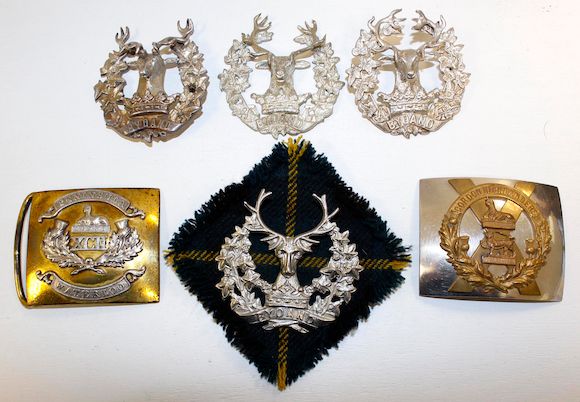 Bonhams : Gordon Highlanders Insignia