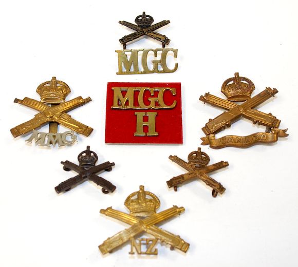 Bonhams : Machine Gun Corps Insignia
