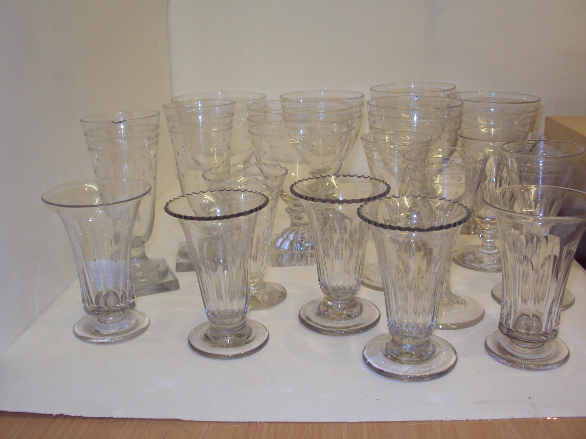 Bonhams A Composite Suite Of Early 19th Century English Drinking Glasses