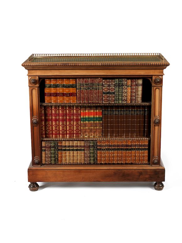 Bonhams : A small Victorian mahogany open bookcase