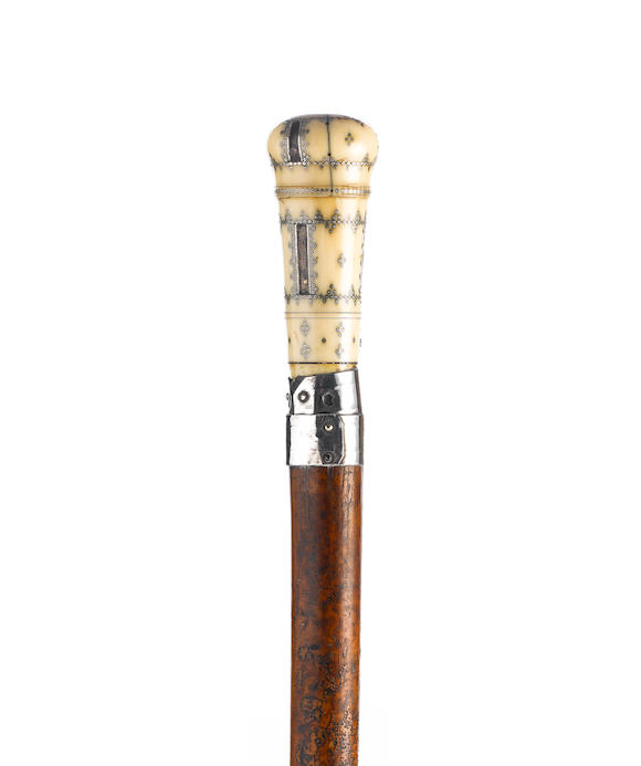 Bonhams An 18th Century Piqué Silver Inlay And Ivory Pomander