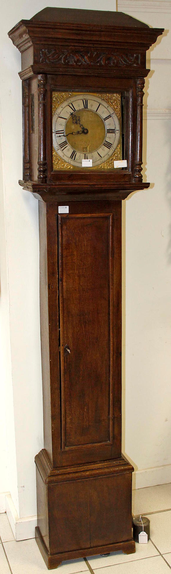 Bonhams A Mid 18th Century Country Made Oak Longcase Clock By Walter