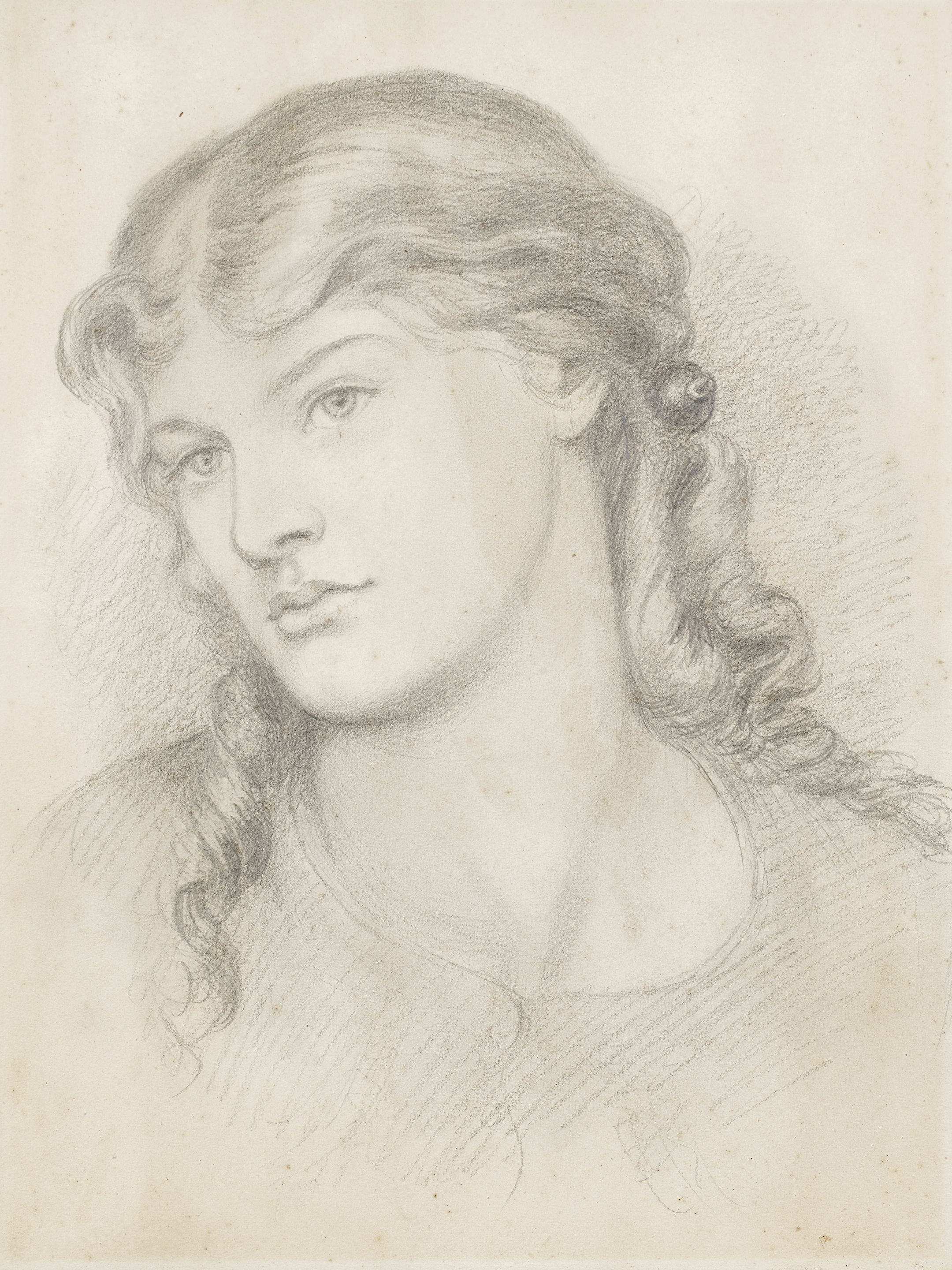 Bonhams : Dante Gabriel Rossetti (British, 1828-1882) Portrait of Alexa ...