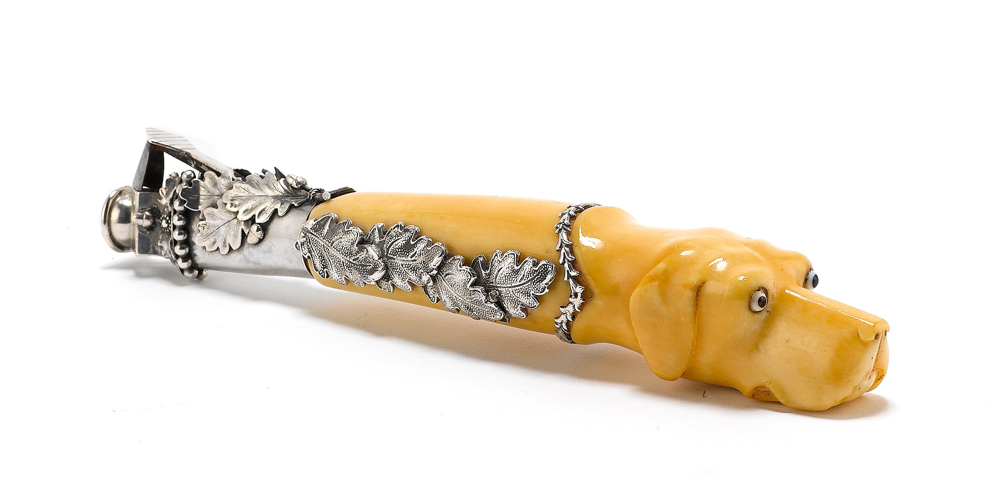 Bonhams : A late 19th century Austrian silver-mounted and ivory cigar ...