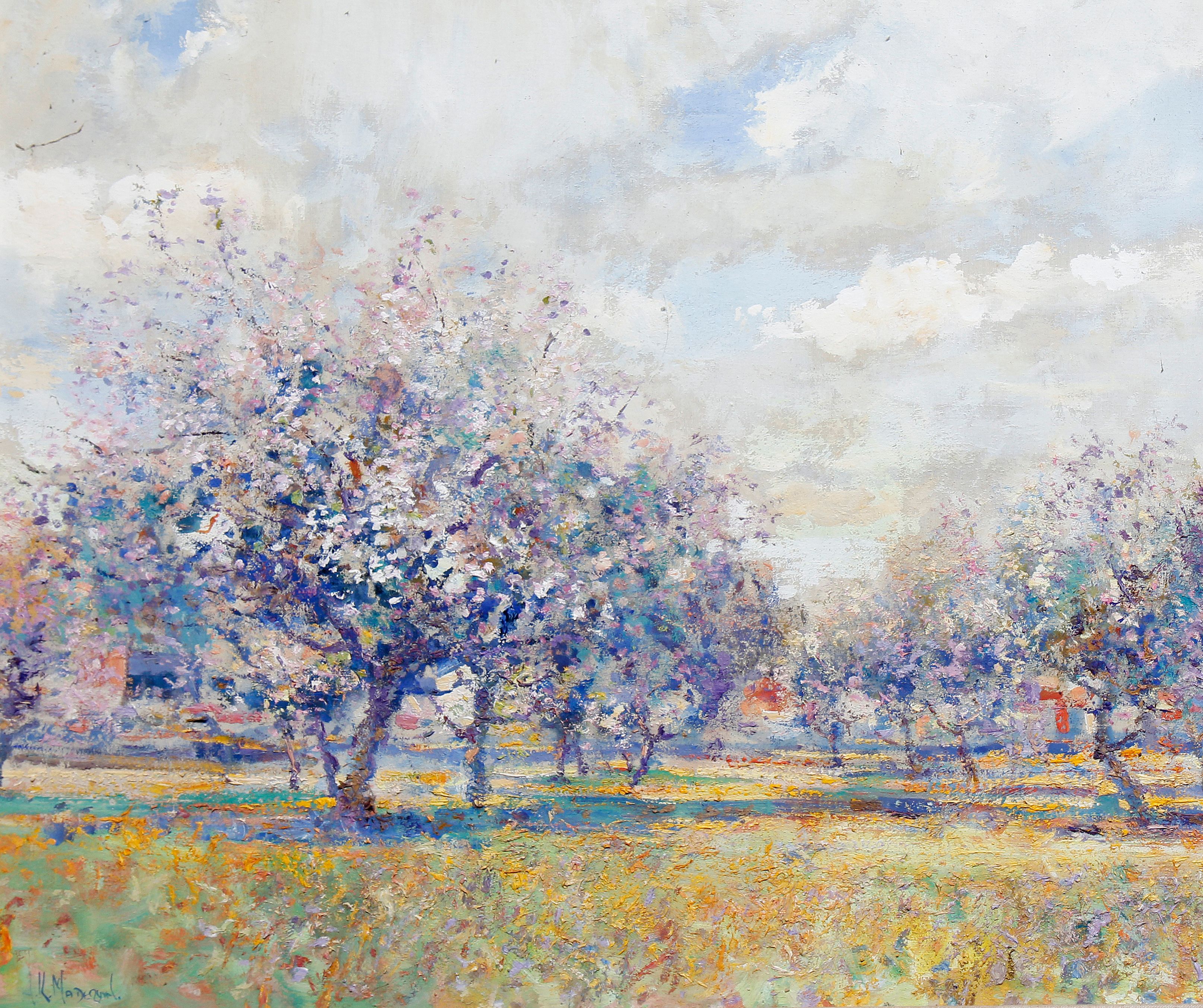 Bonhams : Arthur Karel Maderson (British, born 1942) 'Orchard in May'