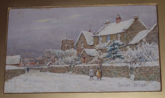 Bonhams : George Briggs (British, active 1883-1922) 'Bidston Church and ...