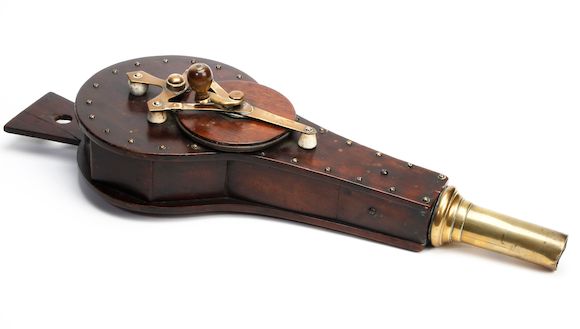 Bonhams : A set of late George III mahogany and brass centrifugal hand ...