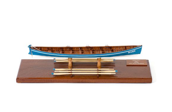 Bonhams : A mahogany and spruce scale model of the Cornish pilot gig ...