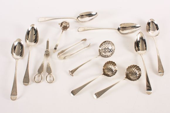 Bonhams : A George III silver Old English pattern tablespoon By Peter ...