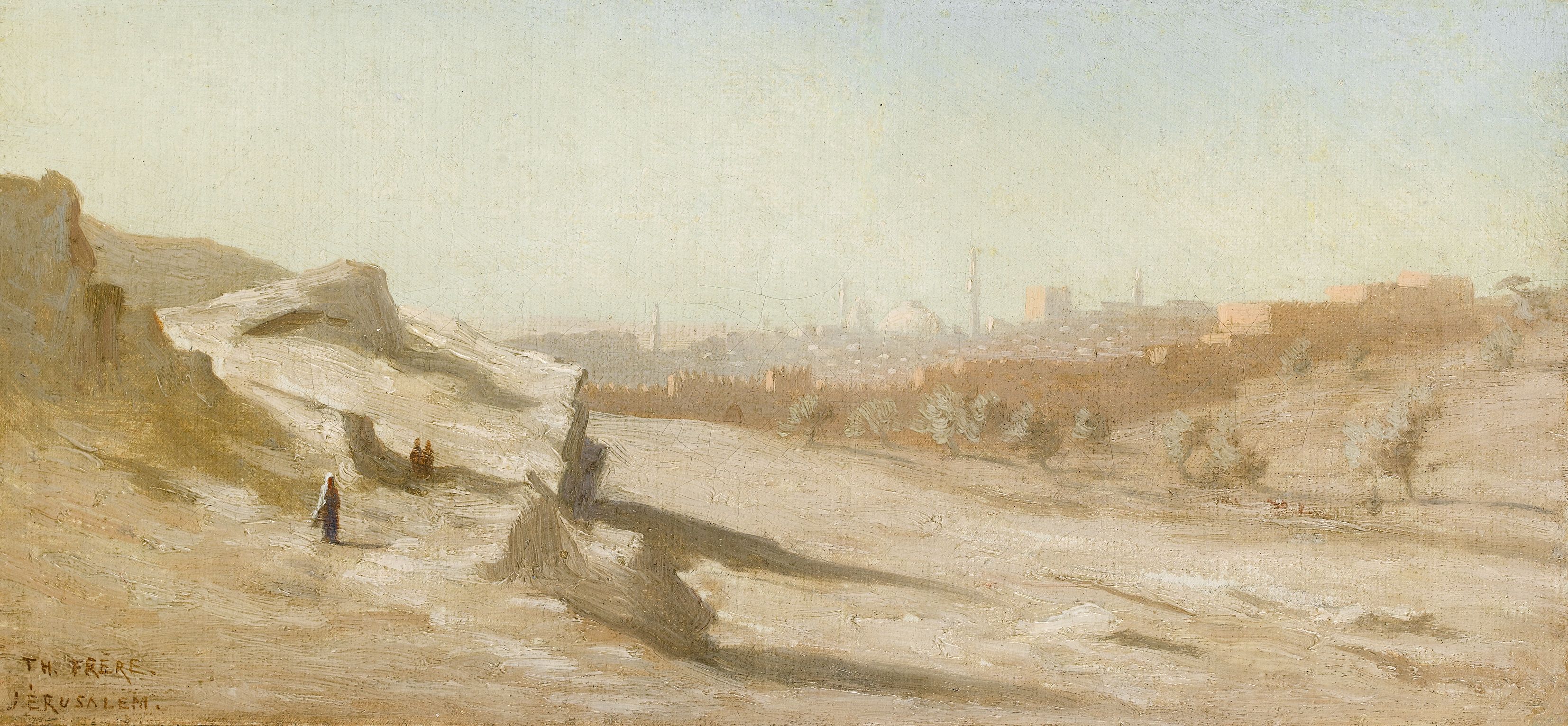 Bonhams : Charles Théodore Frère (Frère Bey) (French, 1814-1888) Jerusalem