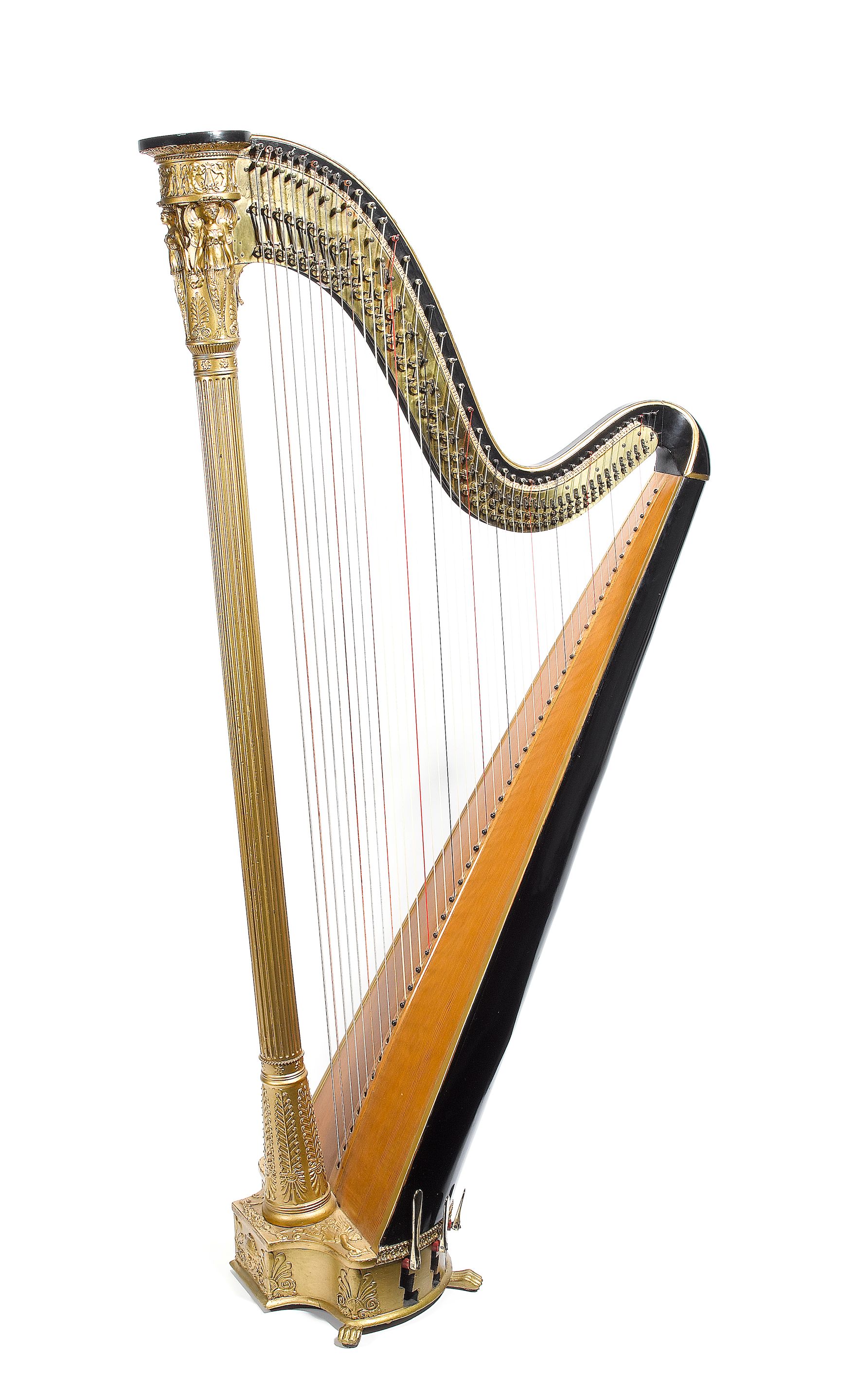 Bonhams : A Regency Concert Chromatic Harp by Sebastain Erard, London ...