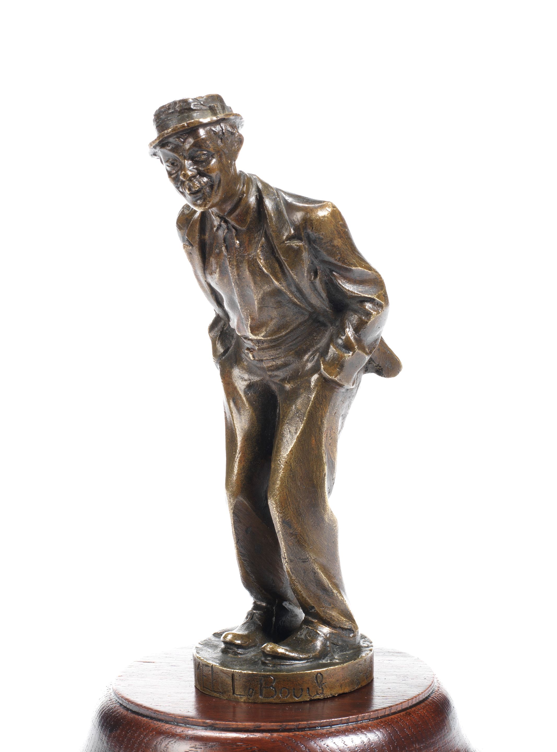 Bonhams Cars : A Tramel "Le Bouif" mascot, by Xavier Benoit, French, 1925,