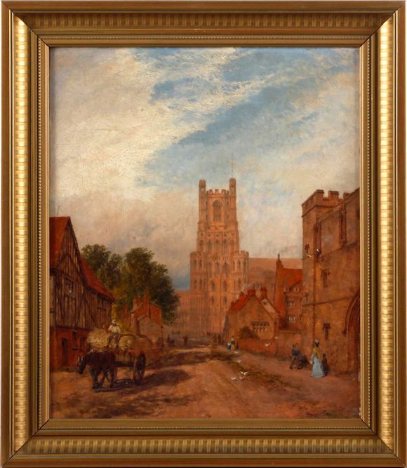 Bonhams : Alfred Dawson (British, active 1860-1893) Ely cathedral