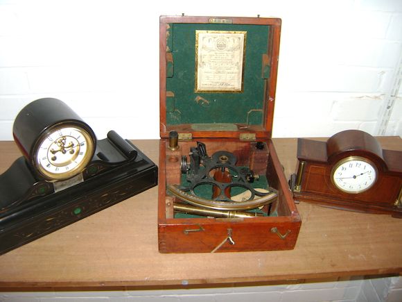 Bonhams : A 19th Century sextant, by Henry Hughes & Son, No. 27500, in ...