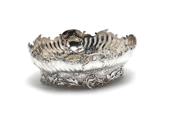 Bonhams : An Edwardian silver dish, by James Dixons & Sons, Sheffield 1904,