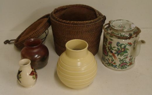 Bonhams : Keith Murray for Wedgwood: a moonstone vase,of banded ...