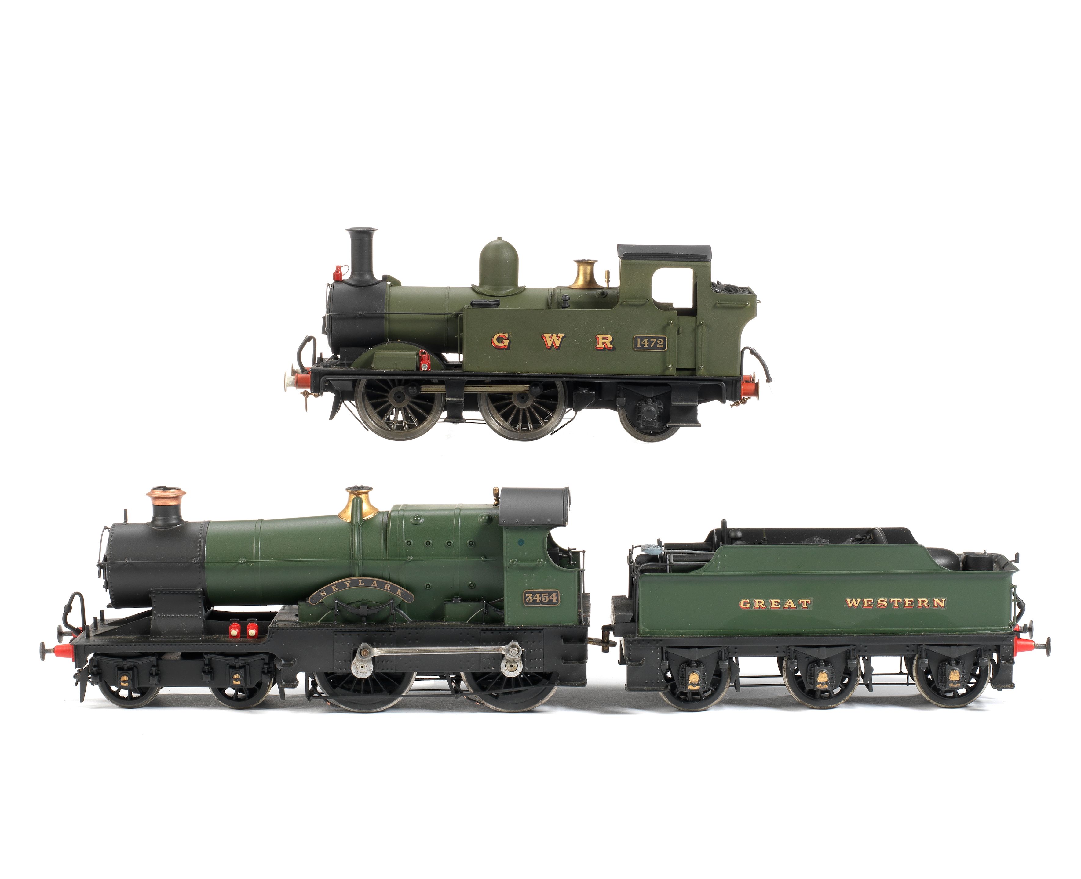 Bonhams : A fine 0 Gauge kit built GWR class 14XX 0-4-2T engine No.1472