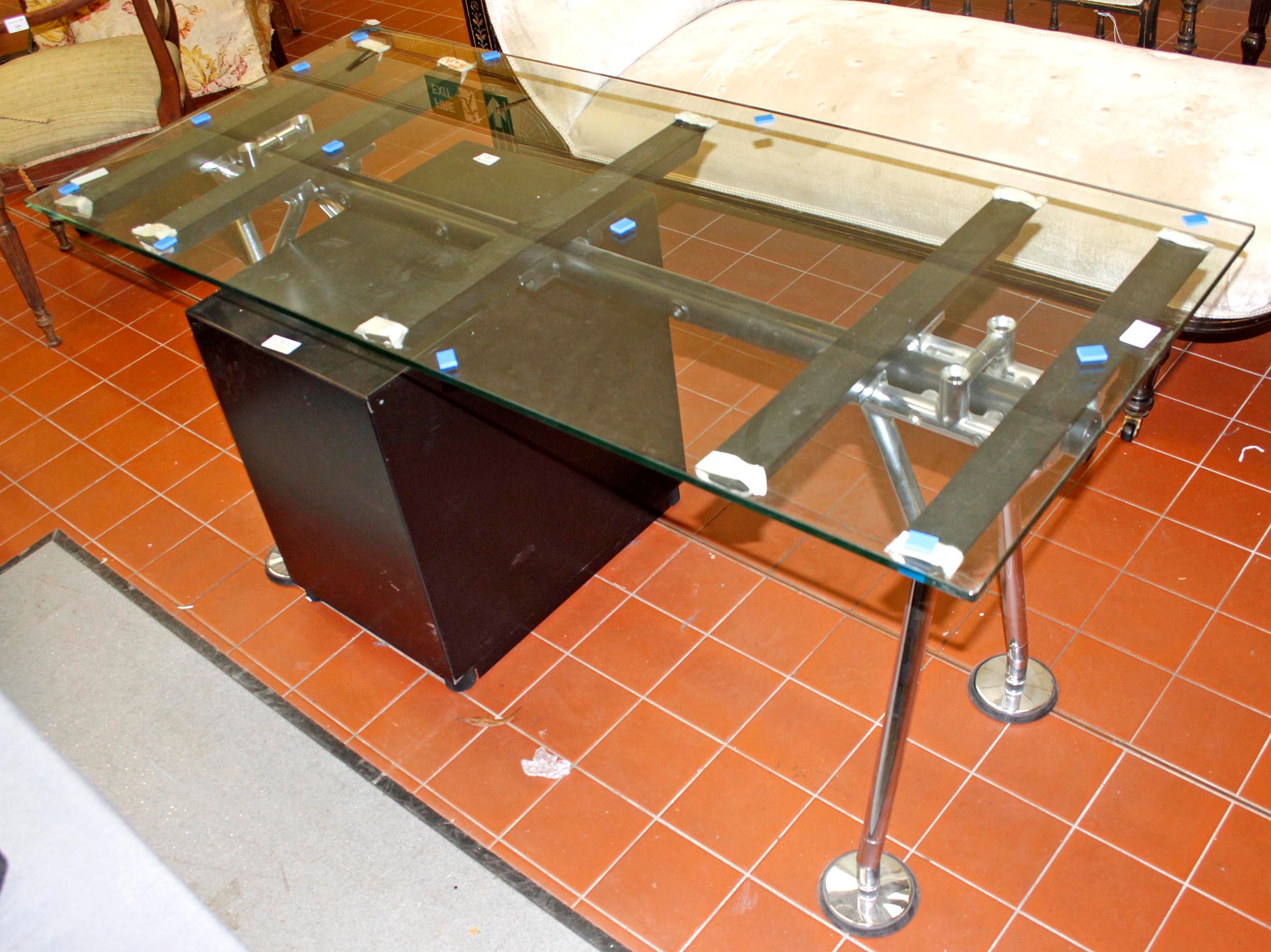 Bonhams : Sir Norman Foster for Tecno, A Nomos Desk designed in 1986 ...